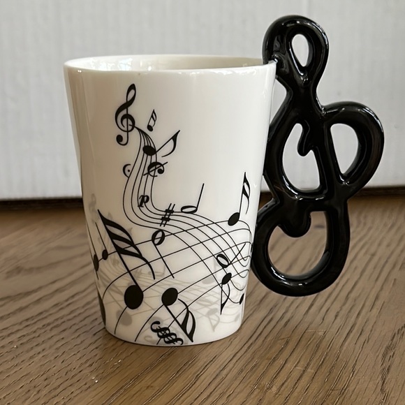 Dining | Musical Note Mug With Black Handle | Poshmark
